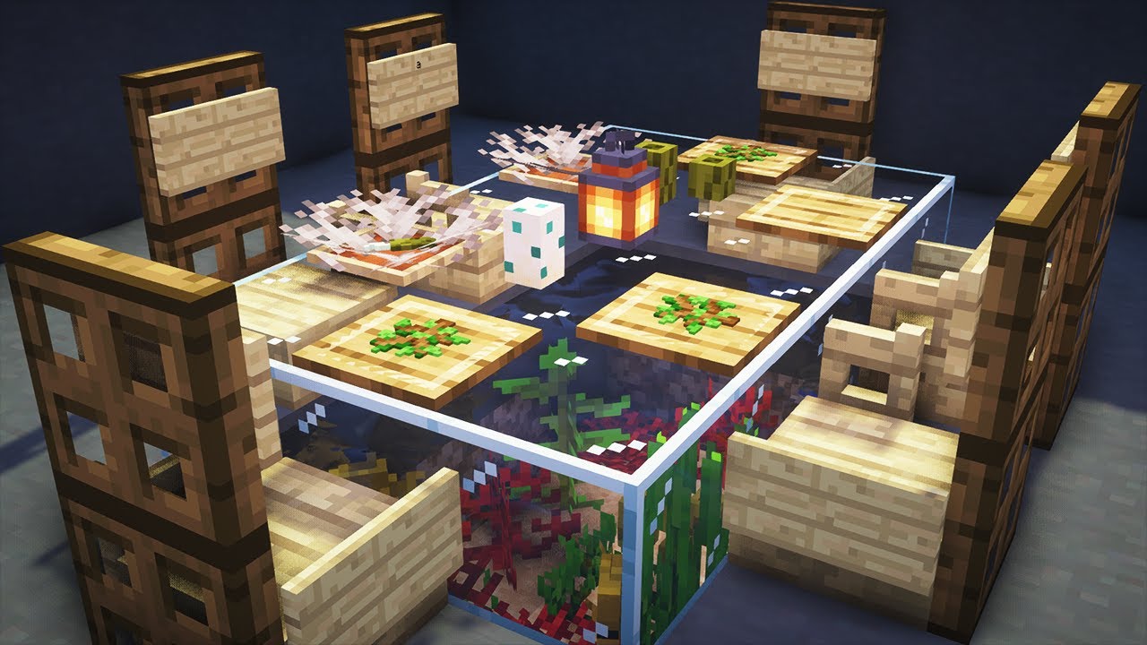 Glass Table Minecraft - Minecraft videos