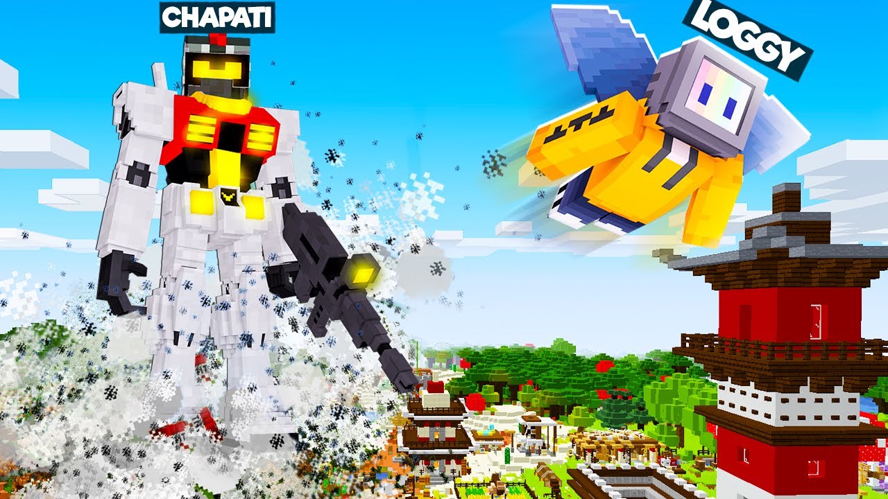 I CRAFTED A ROBOT TO ATTACK LOGGY | MINECRAFT - Minecraft videos