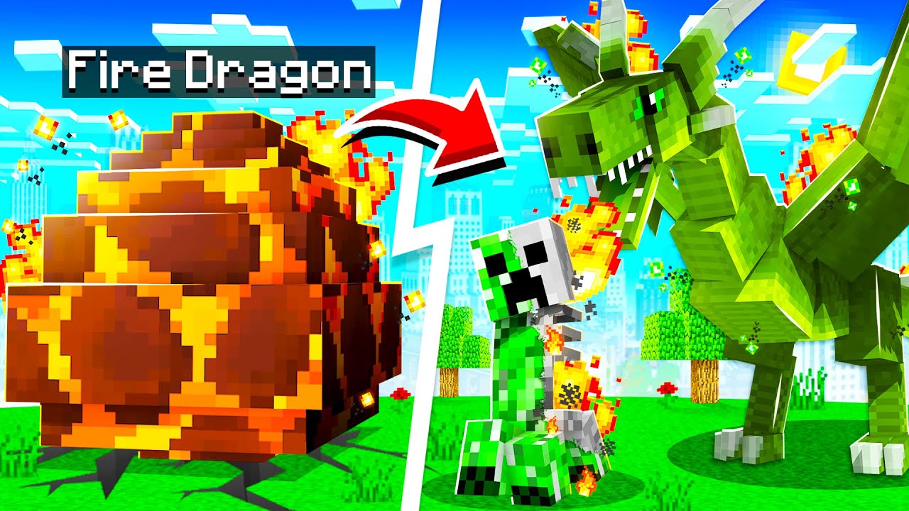 LIFE OF A LEGENDARY DRAGON IN MINECRAFT! - Minecraft videos