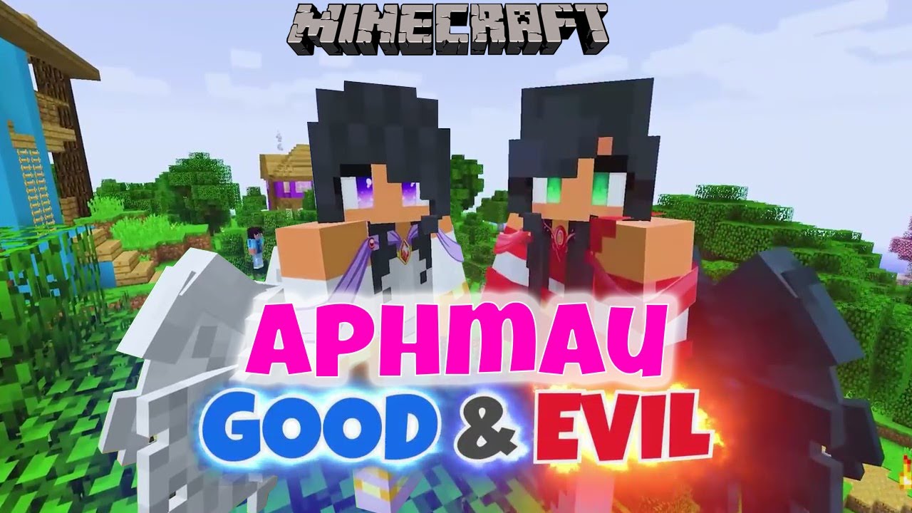 Minecraft Aphmau is Half Good and Half Evil - Minecraft videos