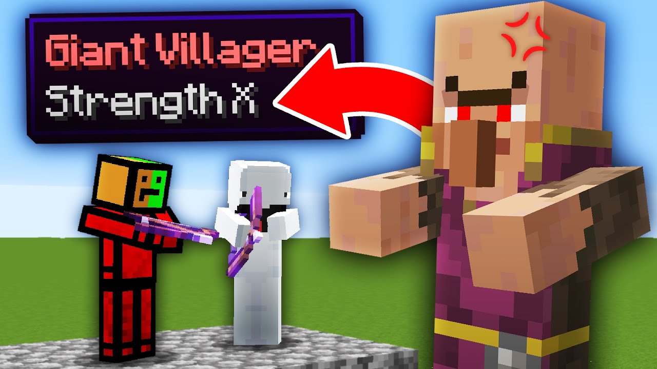 Minecraft, But Every Mob Is Hostile And Giant... - Minecraft videos