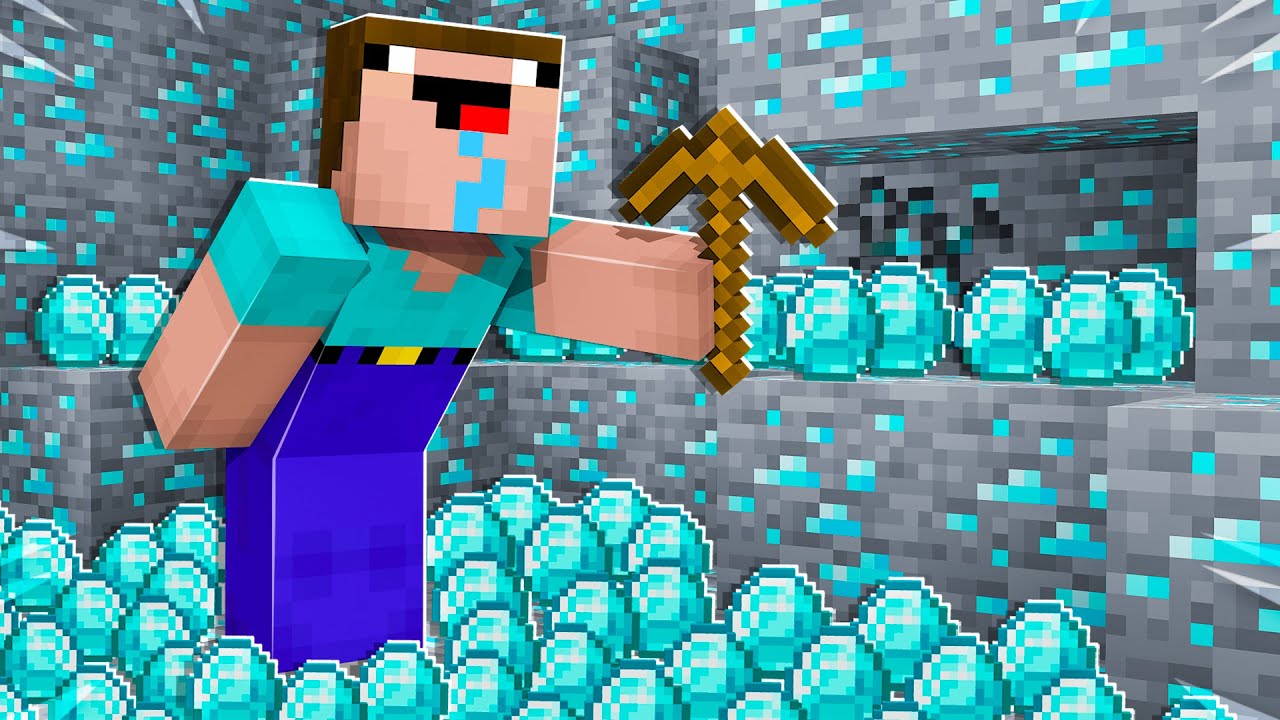 Minecraft, But Noob1234 Multiplies Diamonds... - Minecraft videos