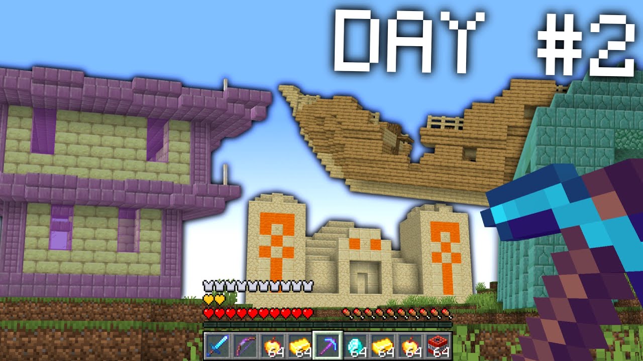 Minecraft, But Structures Generate Every Minute... - Minecraft videos