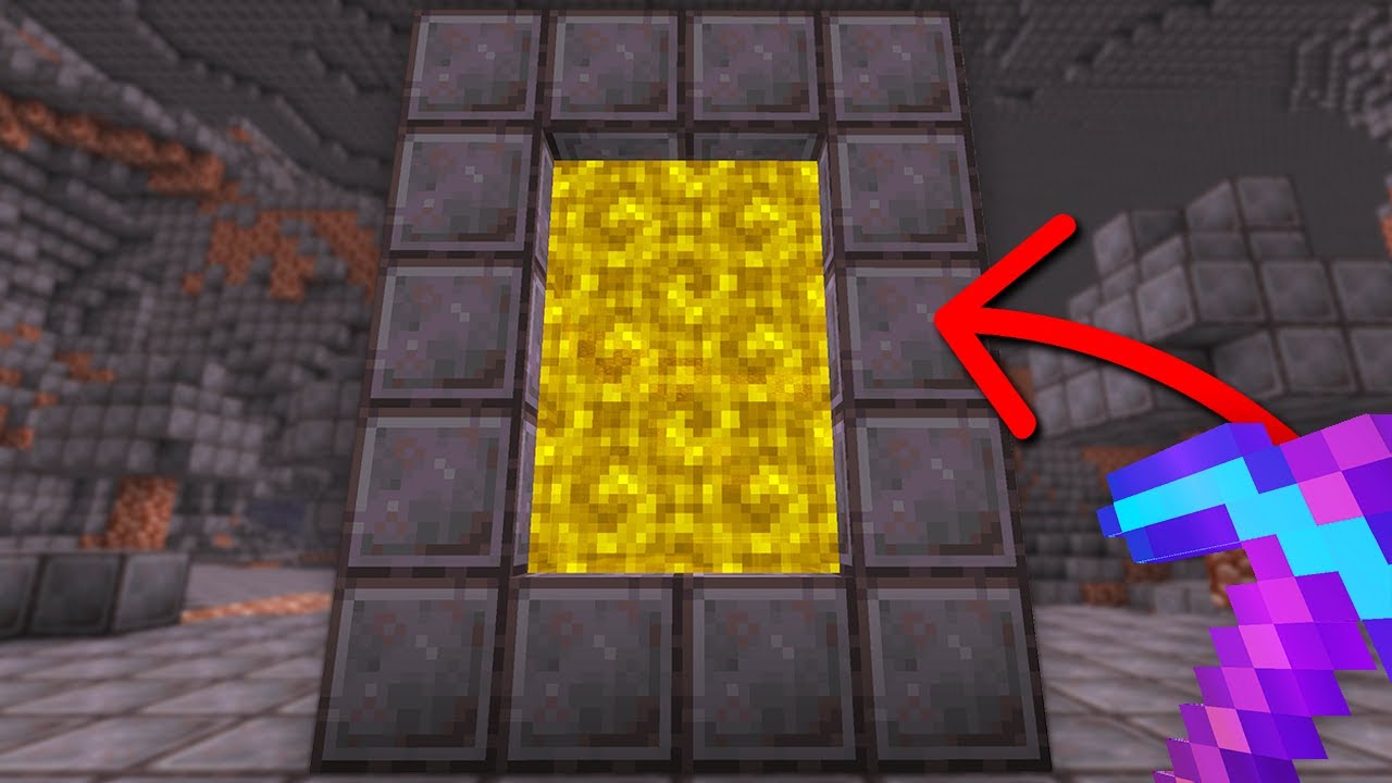 Minecraft But You Can Build Portals From Any Block... - Minecraft videos