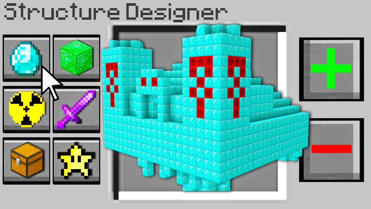 Minecraft, But You Can Design Structures... - Minecraft videos