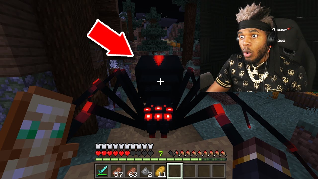 Minecraft but the mobs are realistic... *SCARY* - Minecraft videos