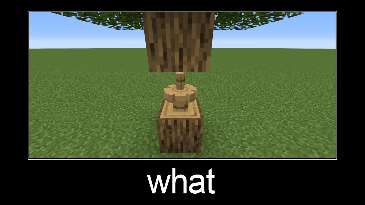 Minecraft wait what meme part 57 (armor stands in tree) - Minecraft videos