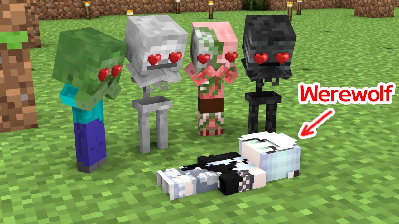 Monster School : Baby Werewolf Girl and Vampire Boss - Minecraft ...