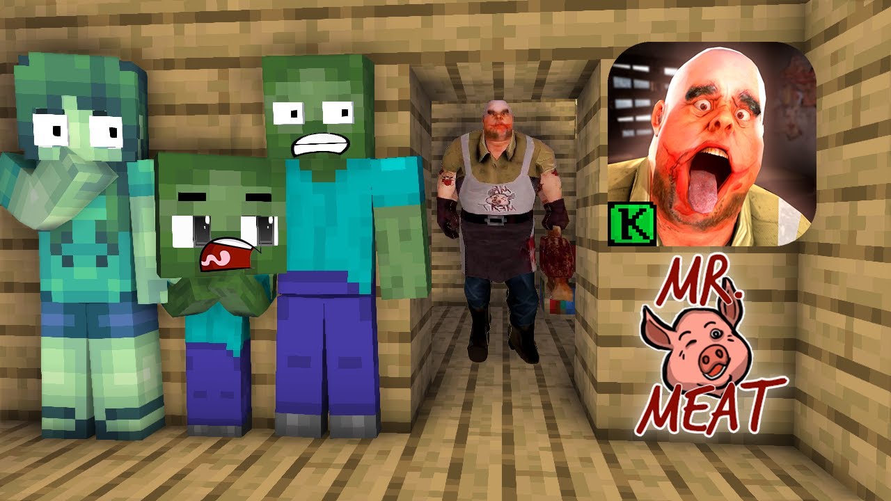Monster School : Mr. Meat VS Monsters - Minecraft Animation - Minecraft ...