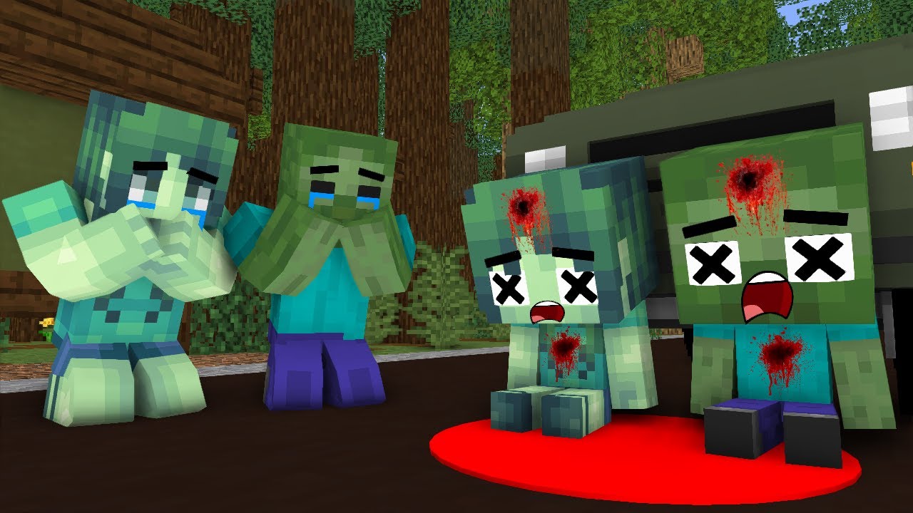 Monster School : Poor Zombie Babies Life - minecraft animation ...
