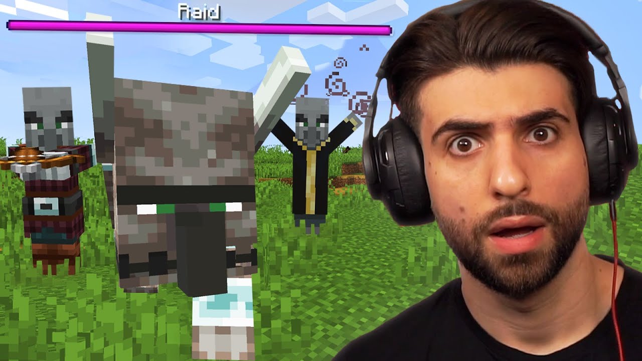 My First Minecraft RAID... Gone Wrong - Minecraft videos