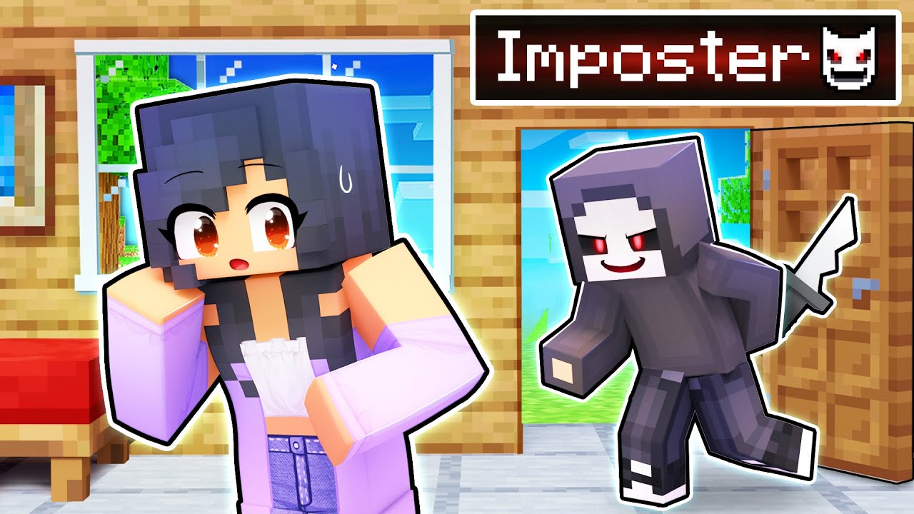 One NIGHT With An IMPOSTER In Minecraft! - Minecraft videos