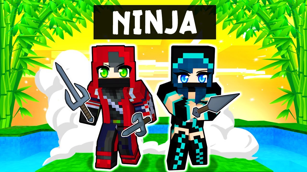 Playing as a NINJA in Minecraft! - Minecraft videos