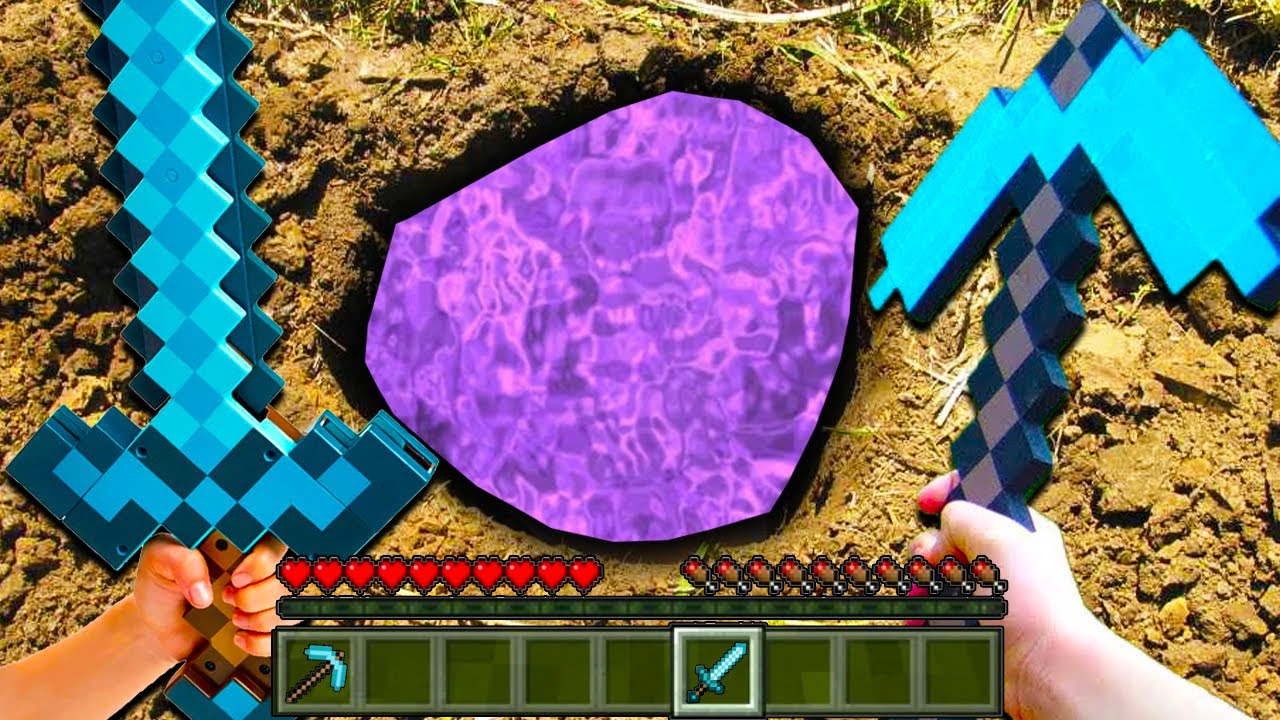 REALISTIC MINECRAFT IN REAL LIFE! / Minecraft in Real Life - Minecraft ...