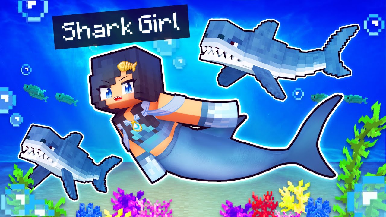 Return of my SHARK GIRL In Minecraft! - Minecraft videos