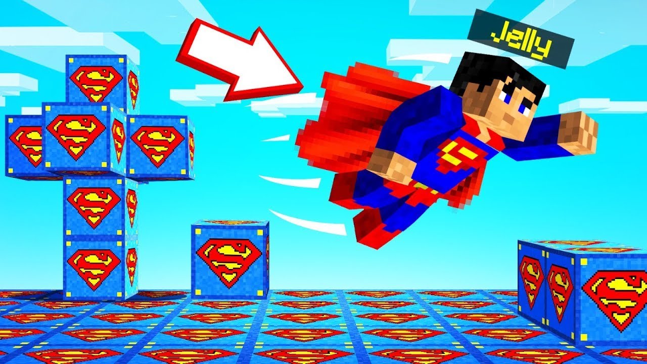 *SUPERMAN* LUCKY BLOCKS WORLD In MINECRAFT! - Minecraft videos