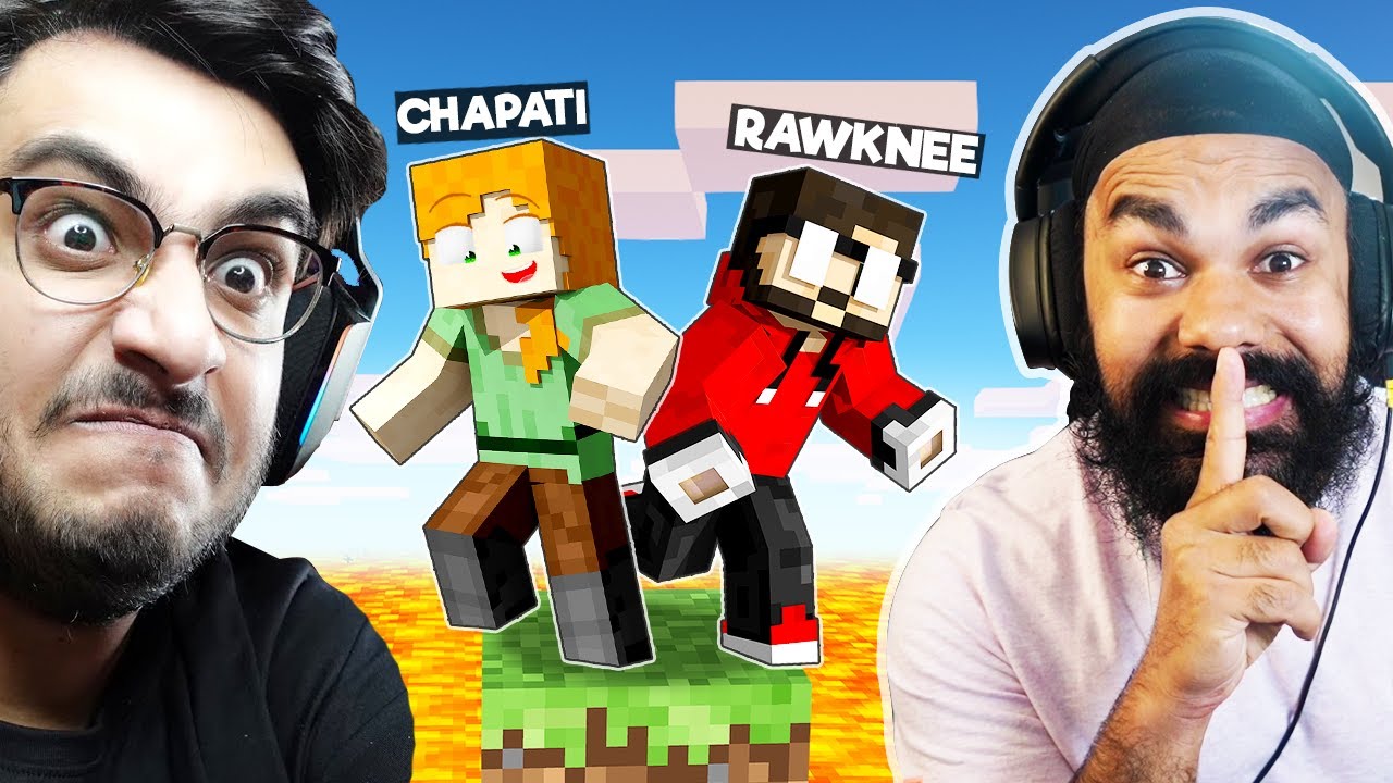 THE FLOOR IS LAVA WITH RAWKNEE | MINECRAFT - Minecraft videos