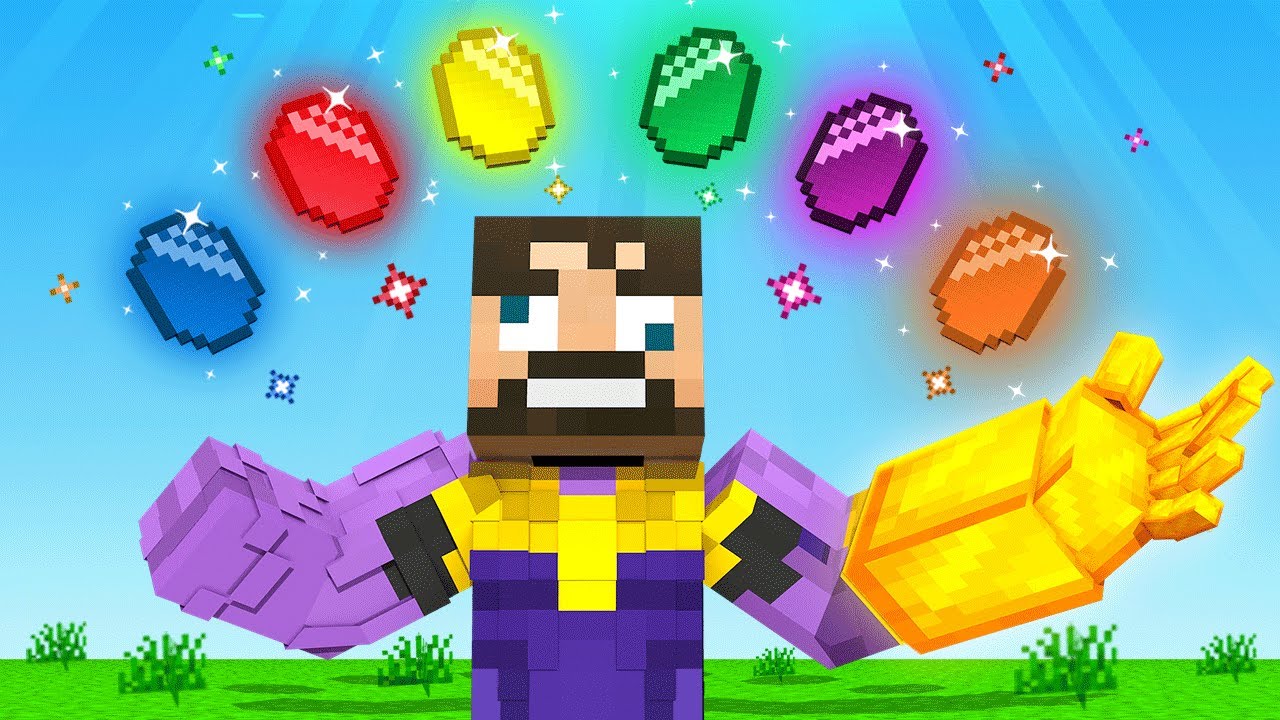 THE MOST POWERFUL THANOS in Minecraft (Insane Craft) - Minecraft videos
