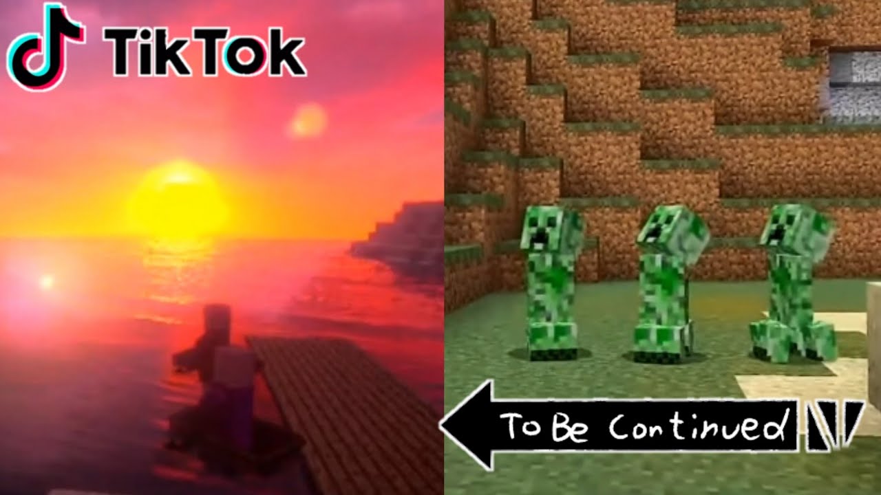 TIK TOK + MINECRAFT MEMES COMPILATION...[#12] - Minecraft videos