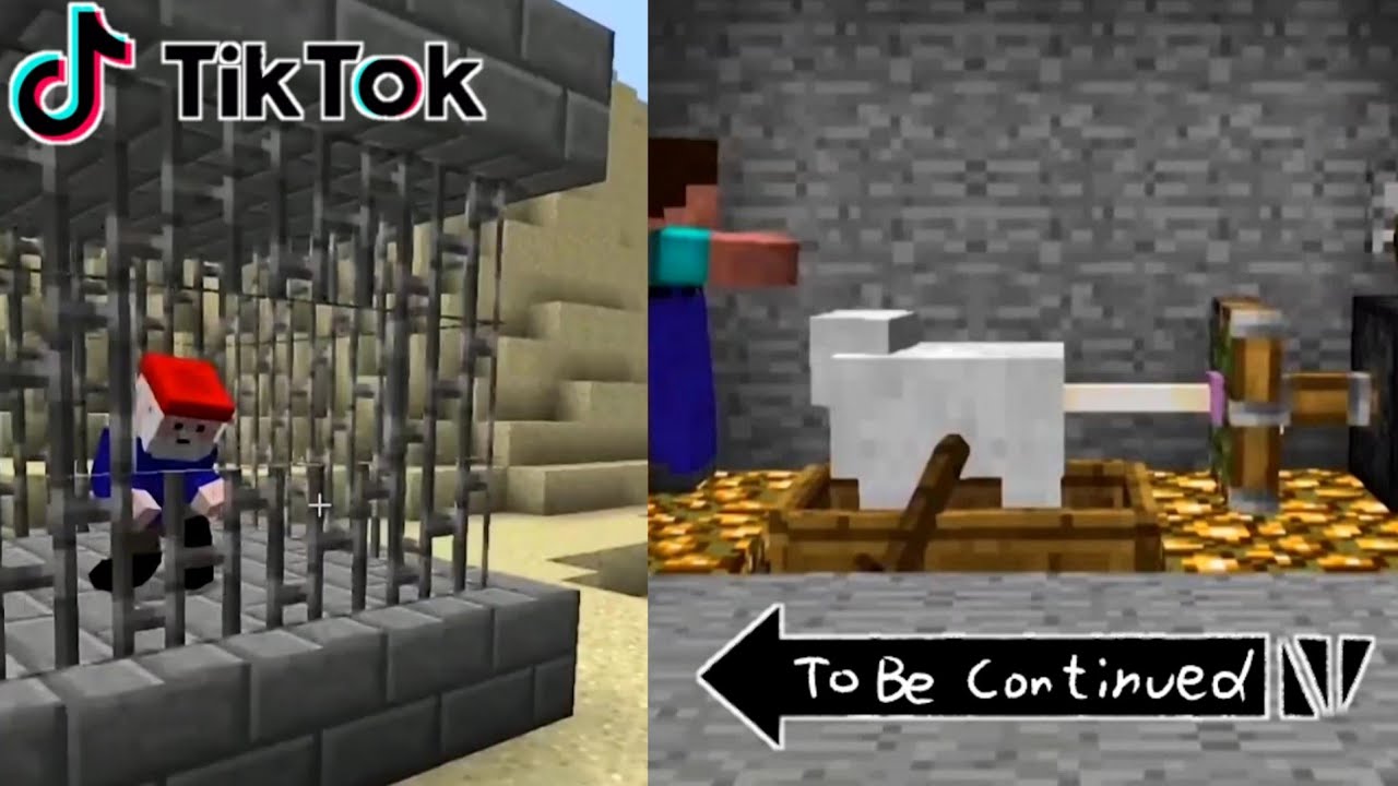 TIK TOK + MINECRAFT MEMES COMPILATION...[#8] - Minecraft videos