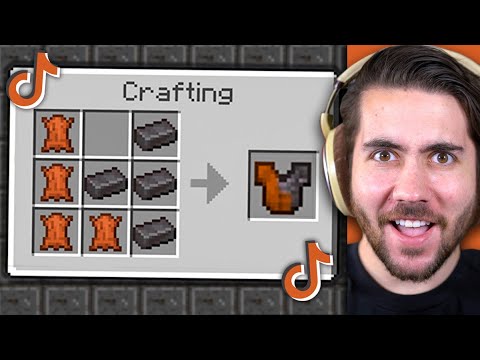 Testing VIRAL Minecraft Hacks To See If They Work - Minecraft videos