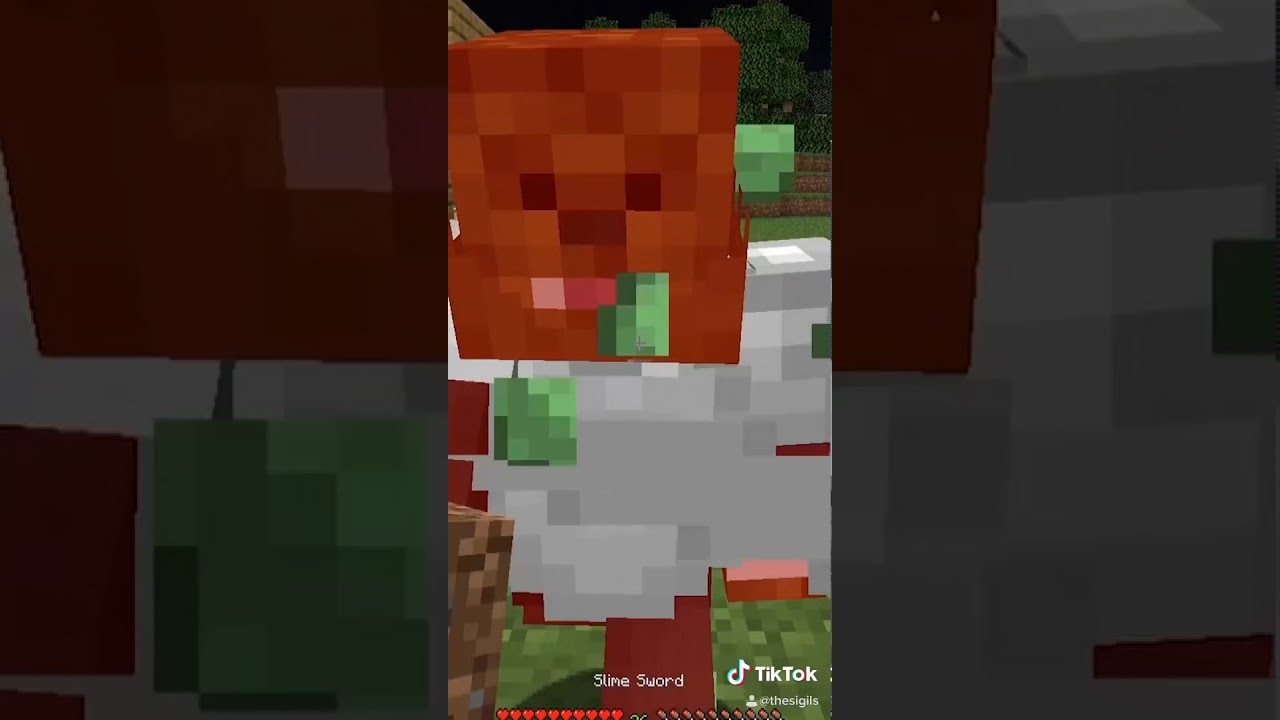 The SLIME SWORD is Broken in Minecraft - Minecraft videos