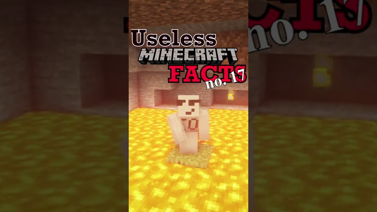 Useless Minecraft Facts (no.17) - Minecraft videos