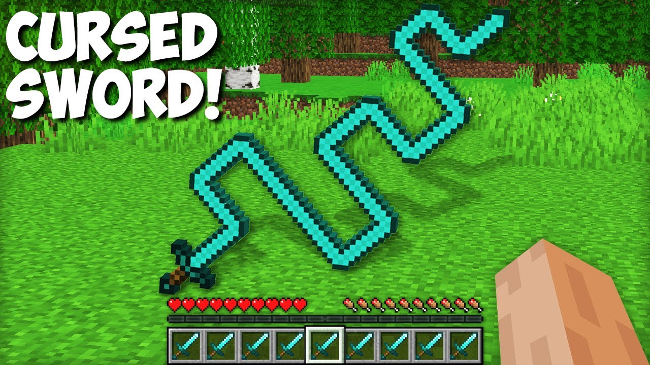 Why is this CURSED DIAMOND SWORD NEEDED in Minecraft ? STRANGEST SWORD ...