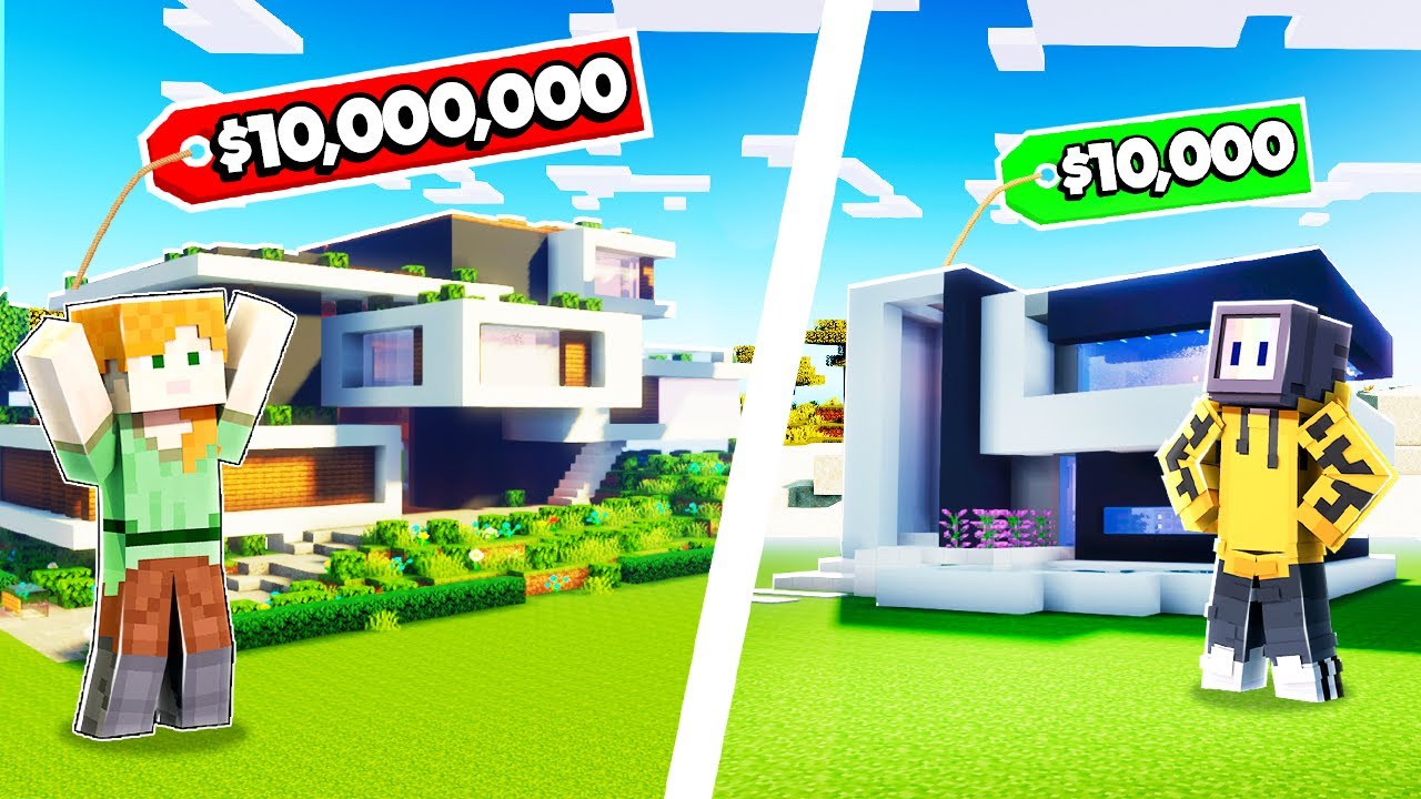 BUILDING MODERN HOUSE TO GET DIAMONDS FROM LOGGY | MINECRAFT ...