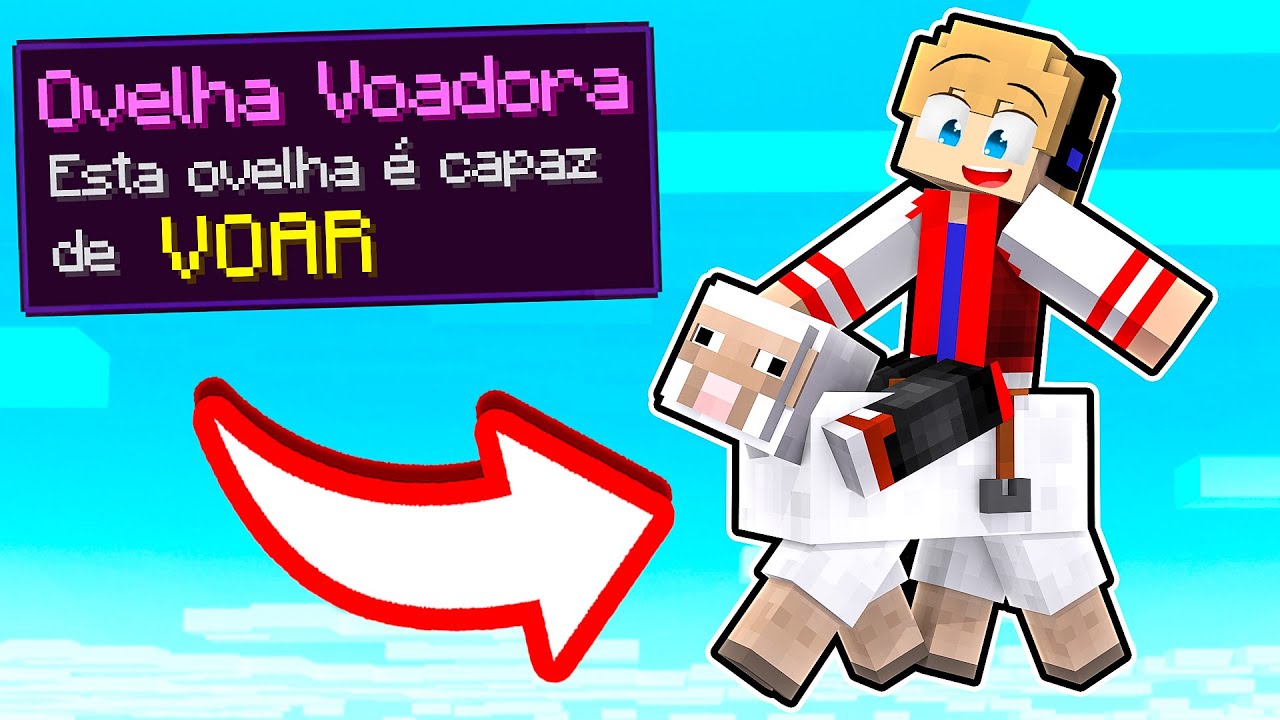 COMO VOAR EM QUALQUER MOB DO MINECRAFT ! - Minecraft videos