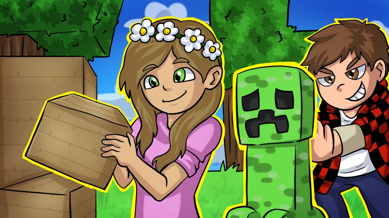 Girl House vs Boy House - Minecraft Multiplayer Survival - Minecraft videos