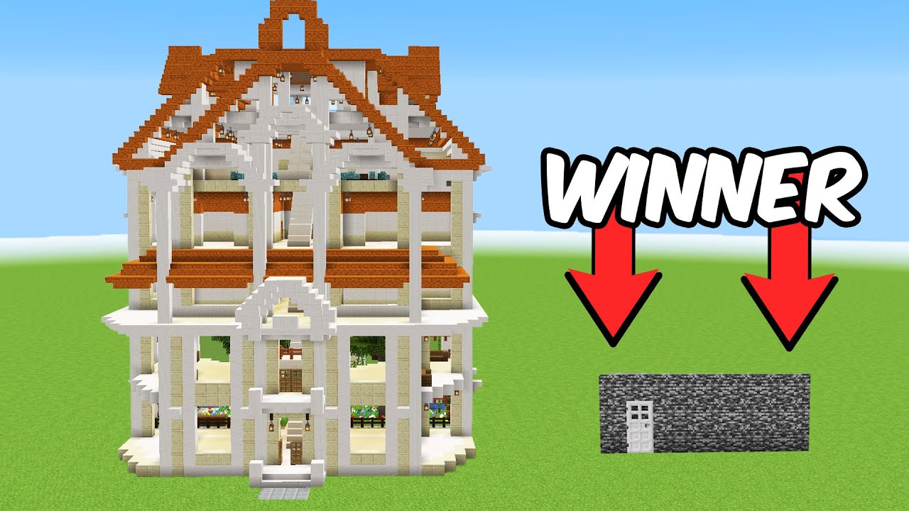I Secretly Rigged A Minecraft Building Competition - Minecraft videos