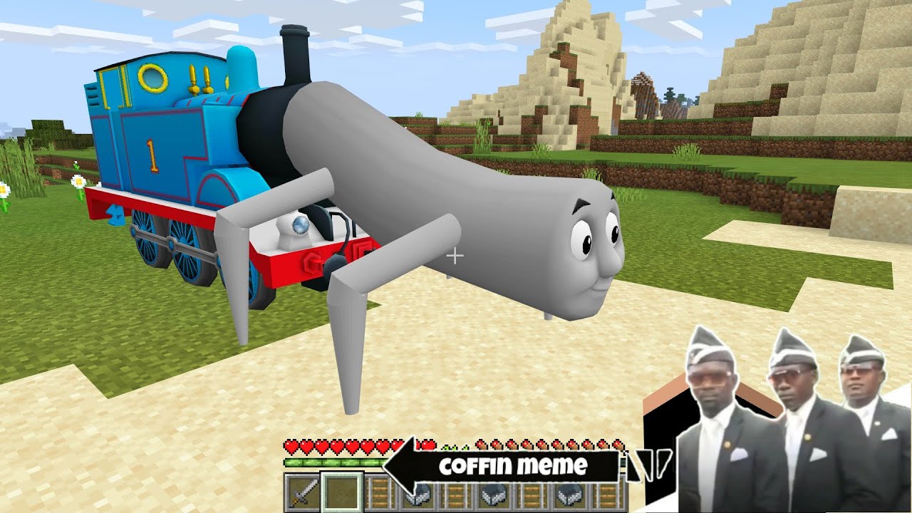 I found Worm Thomas Tank Engine in Minecraft - Coffin Meme - Minecraft ...