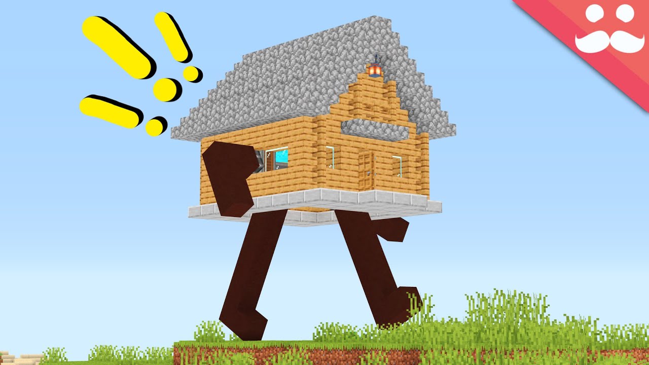I Made A Running House In Minecraft Minecraft Videos