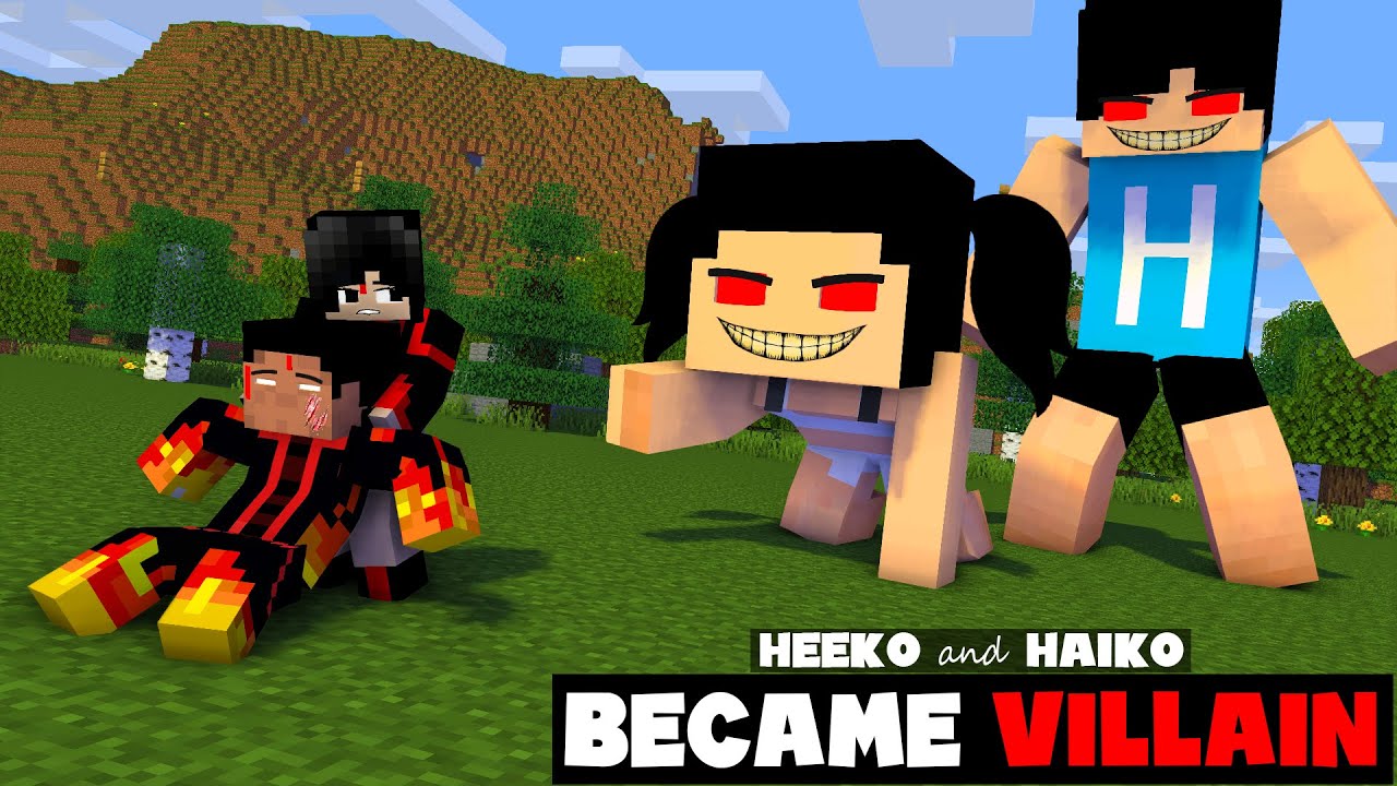 MINECRAFT STORY, HEEKO AND HAIKO BECAME VILLAIN - ANIMATION MONSTER ...