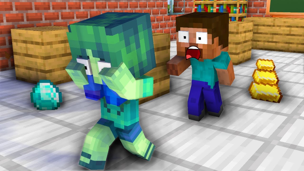 MONSTER SCHOOL: GHOST LOVE CURSE HALLOWEEN CHALLENGE - MINECRAFT ...