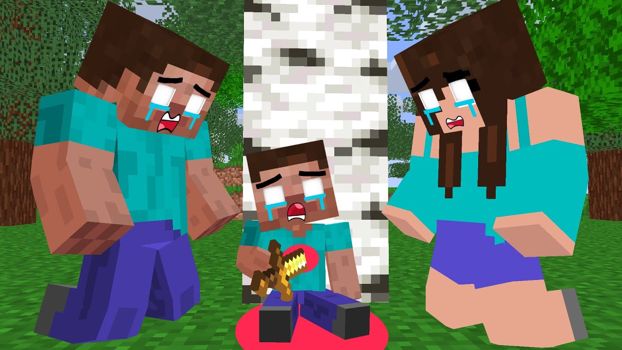 MONSTER SCHOOL : HEROBRAIN BABY SAD LIFE MINECRAFT ANIMATION ...