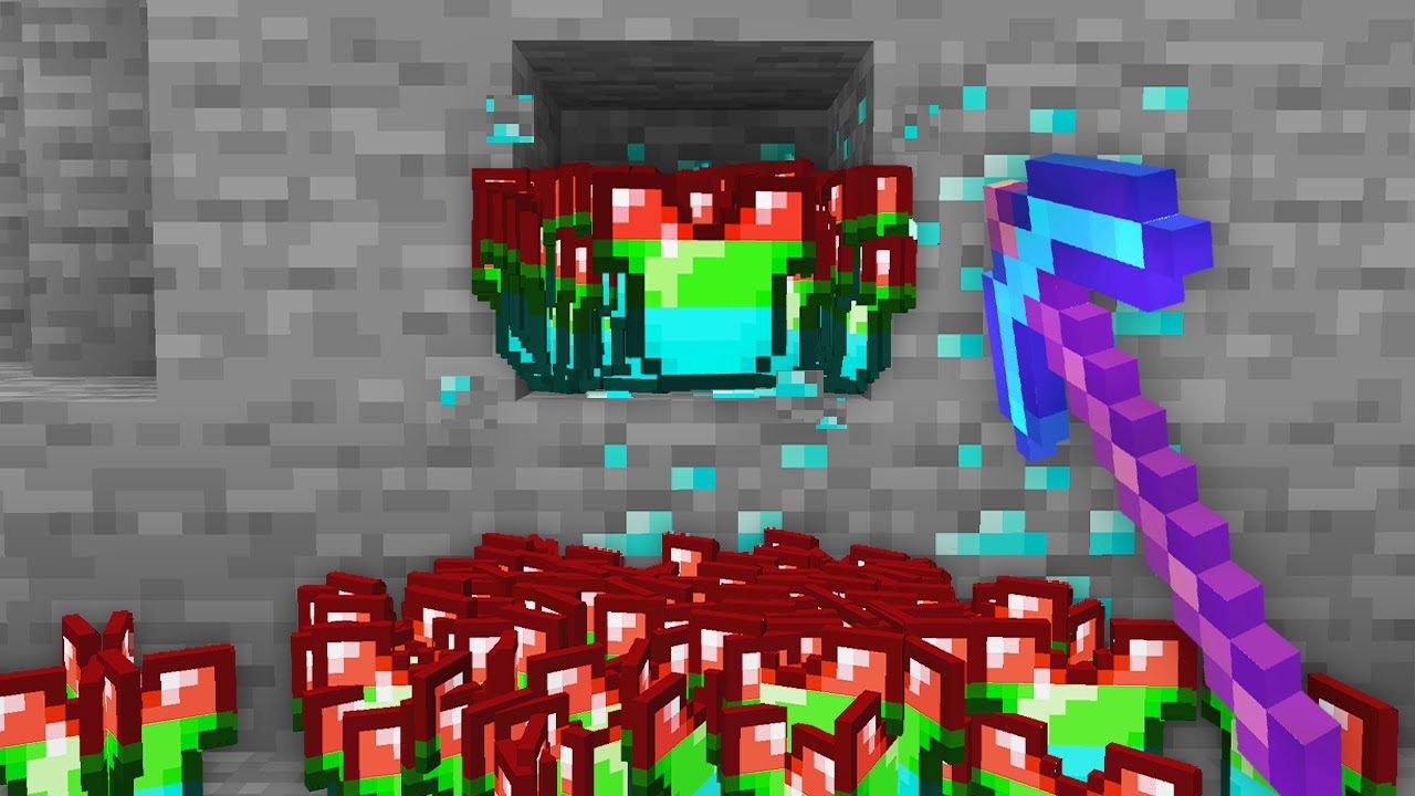 Minecraft, But Item Drops Are Custom And Multiplied... - Minecraft videos