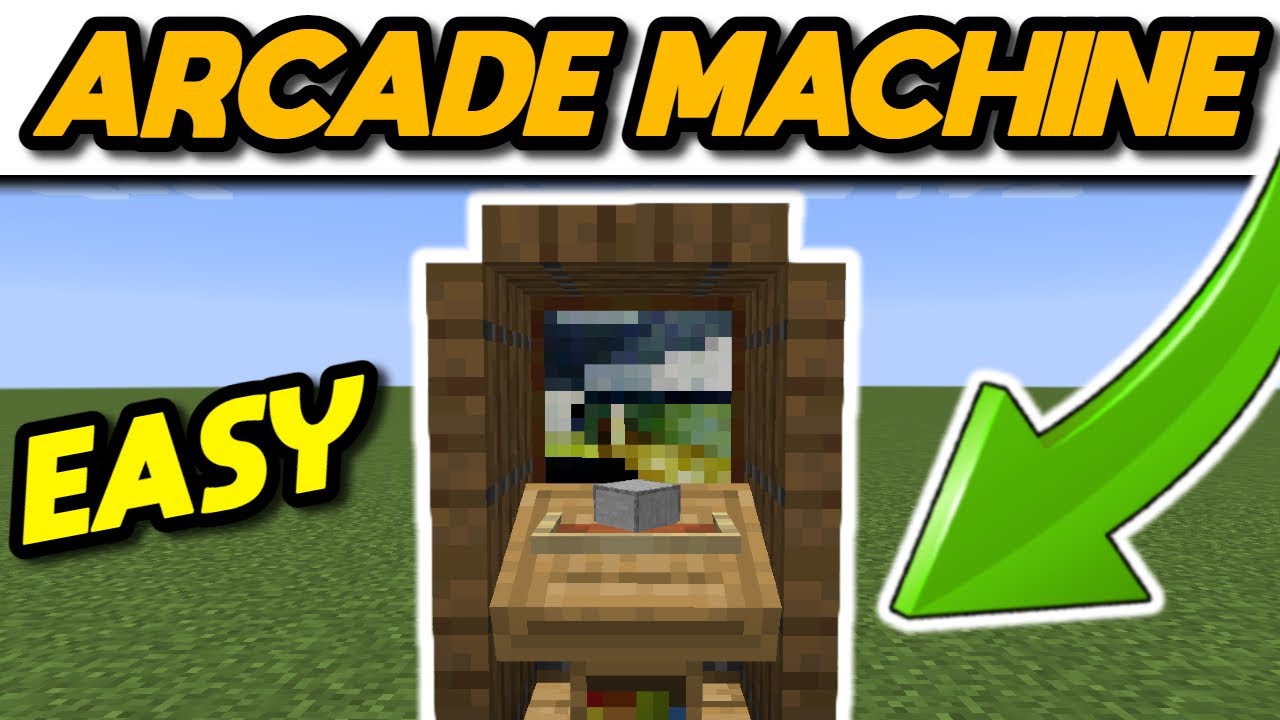 Minecraft How to Build an Arcade Machine #Shorts - Minecraft videos
