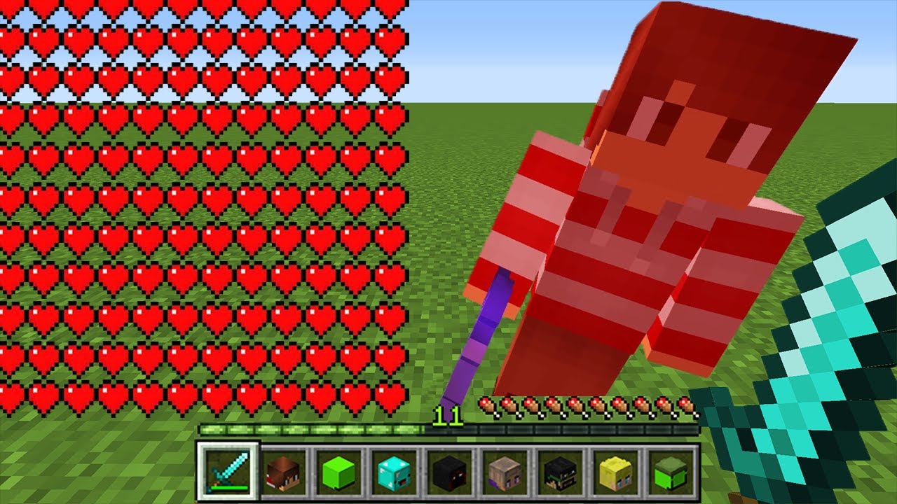 Minecraft Manhunt, But Kills Multiply Your Health... - Minecraft videos
