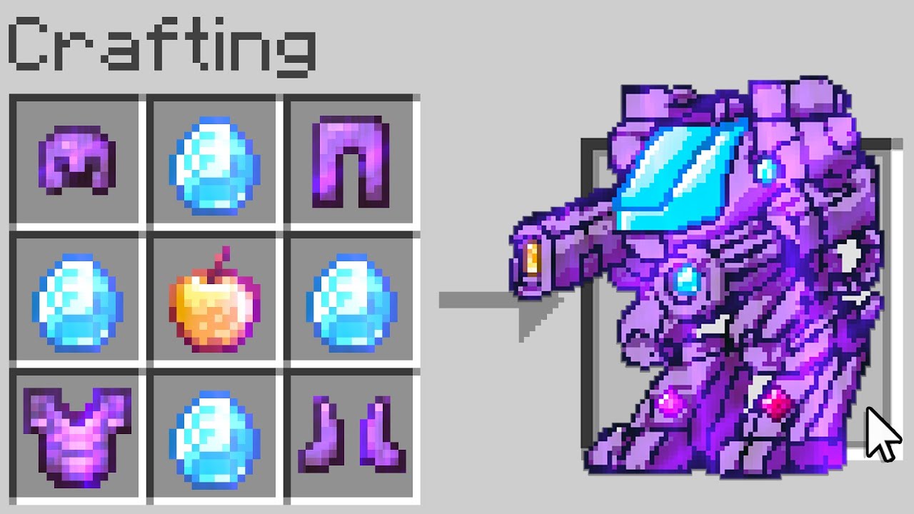 Minecraft Uhc But You Can Craft A Netherite Robot Minecraft Videos