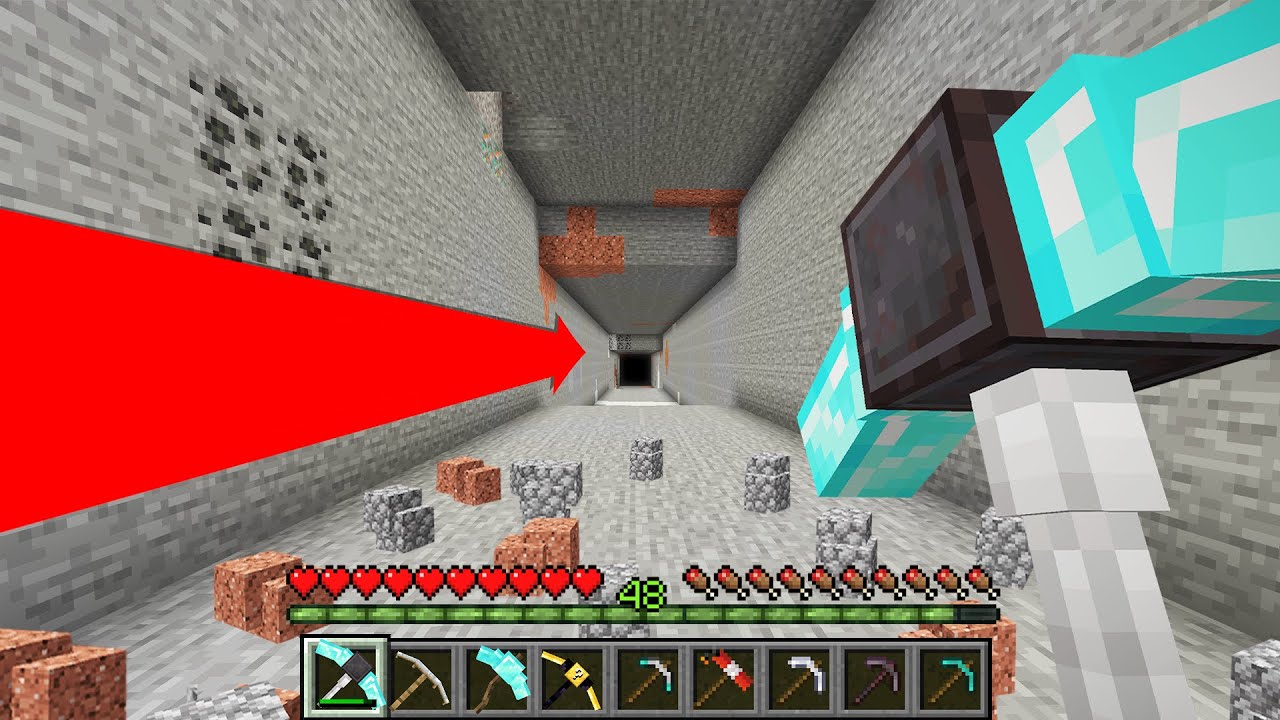 Minecraft but there are Custom Pickaxes... - Minecraft videos