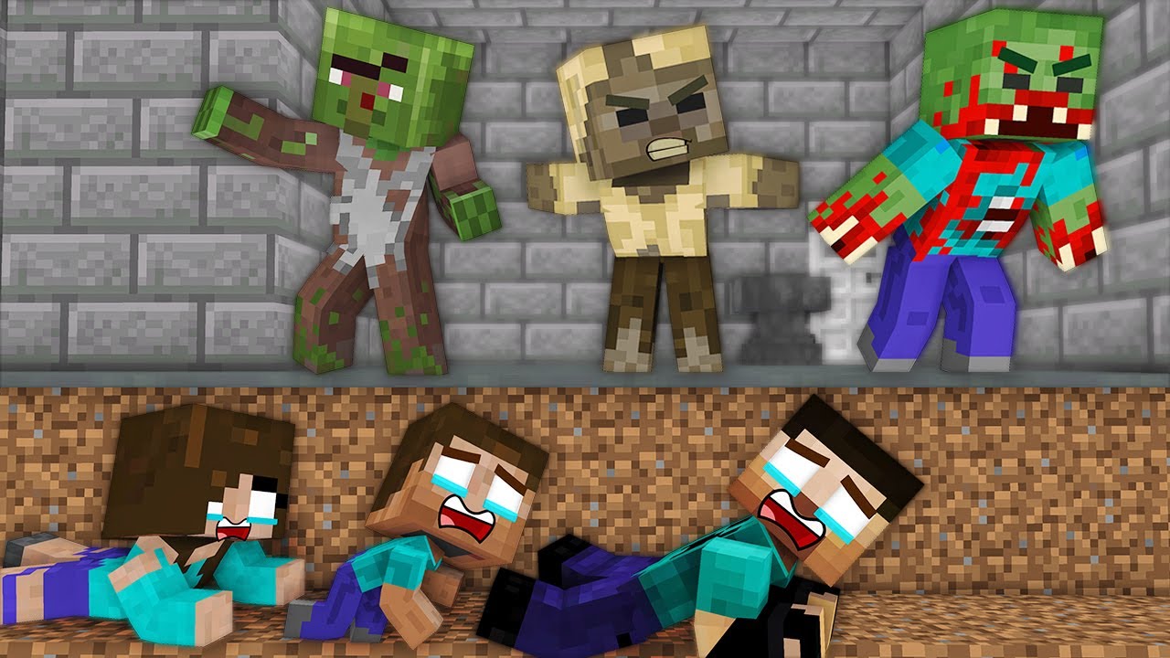 Monster School : Good Baby Zombie and Bad Baby Zombie - Minecraft ...