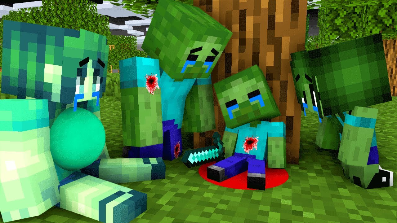 Monster School : Poor Zombie Baby Sad Story - minecraft animation ...