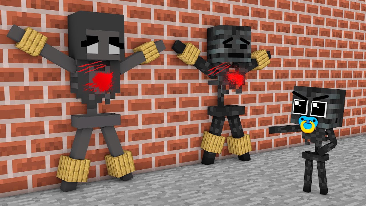 Monster School : SAD BABY WITHER SKELETON LIFE BUT HAPPY ENDING ...