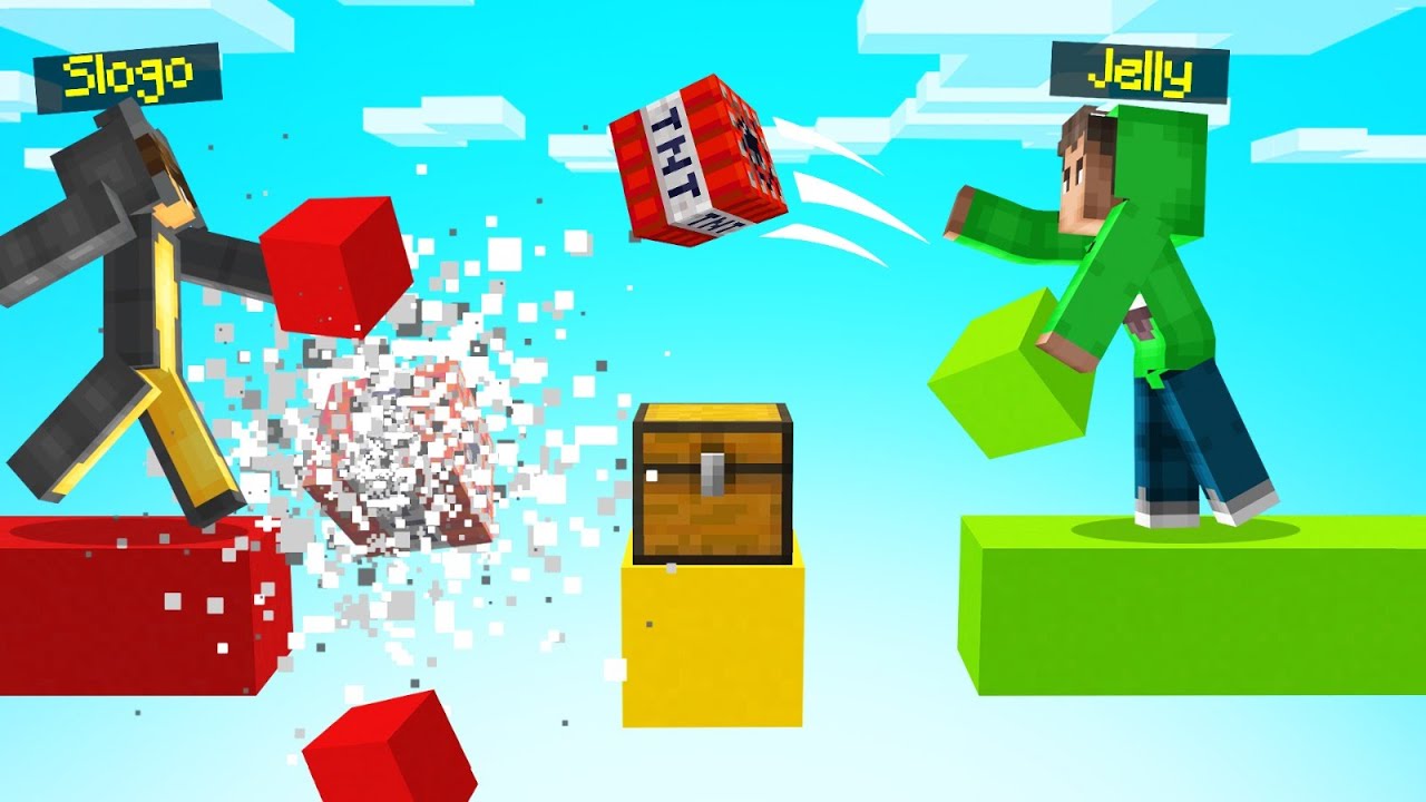 Playing BRIDGE WARS For The FIRST TIME In MINECRAFT... - Minecraft videos