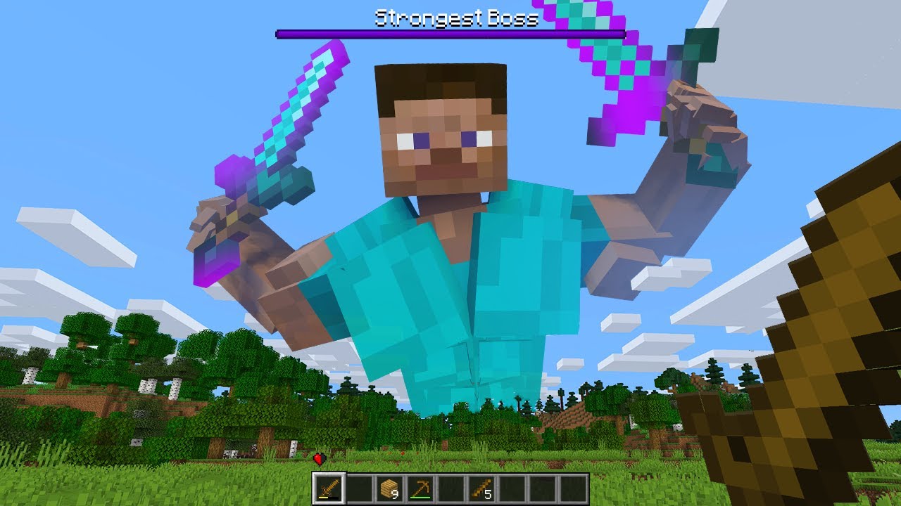 STRONGEST MAN in Minecraft! - Minecraft videos