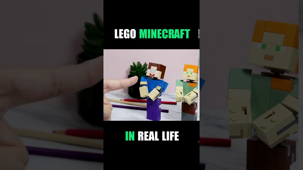 #Shorts Lego Minecraft in real life (part 1) - Minecraft videos