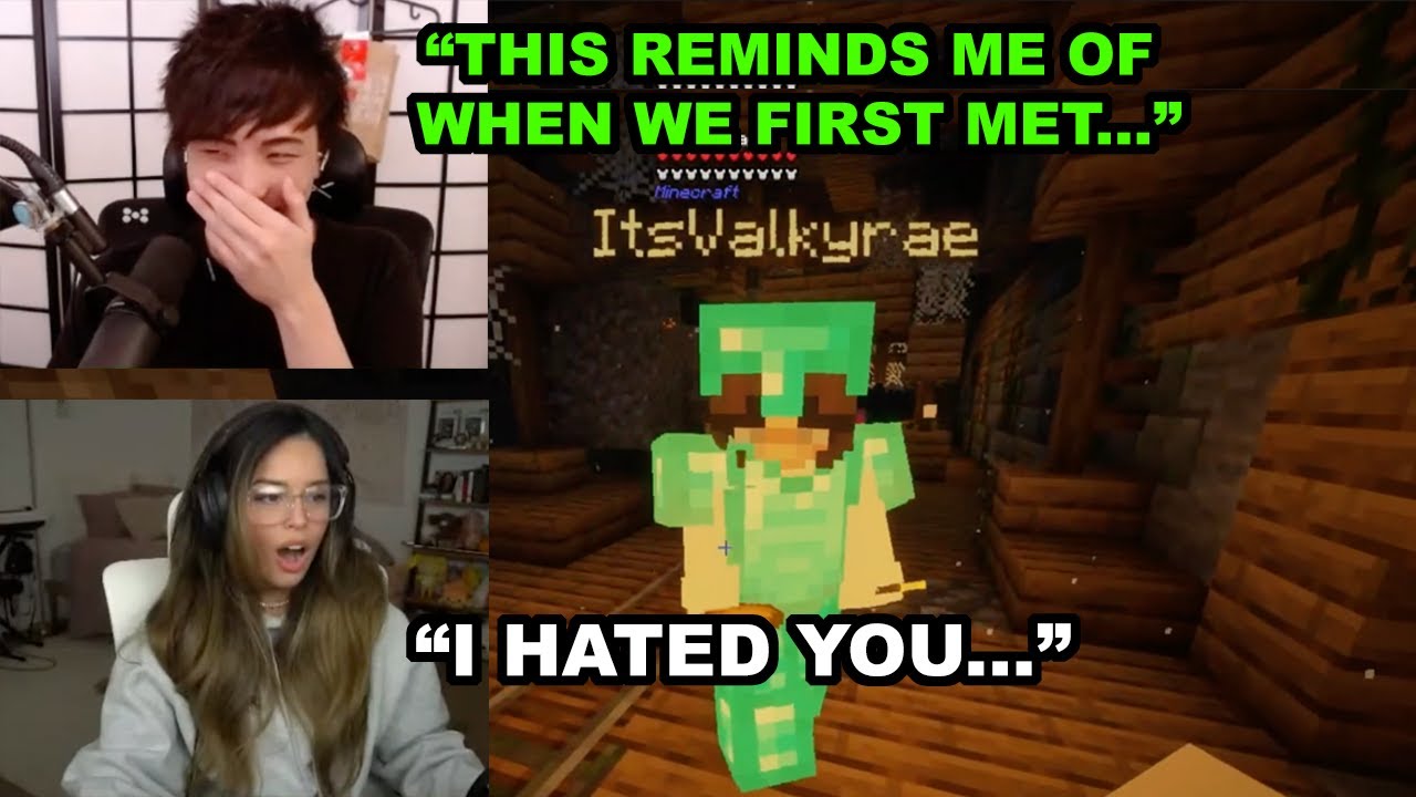 Sykkuno and Valkyrae Reflect on when they First Met | OTV Minecraft SMP ...