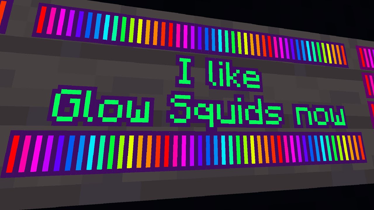The NEW Glow Signs in Minecraft are AMAZING - Minecraft videos